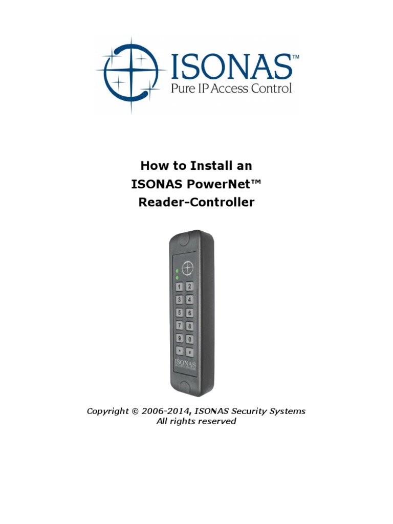 Isonas InstallationAndWiring1 | PDF | Power Supply | Switch