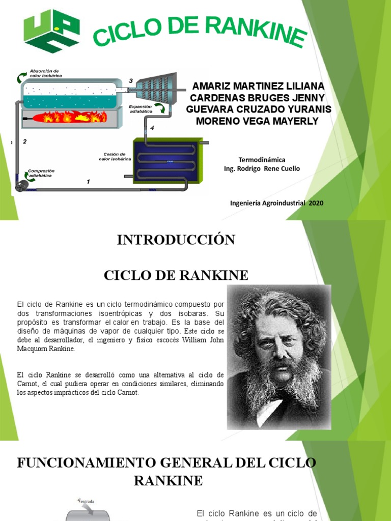 Aplicaciones del Ciclo de Rankine | PDF | Vapor | Fenómenos científicos