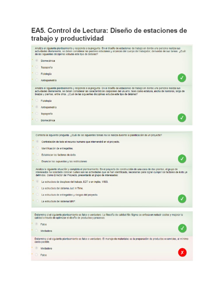 EA5. Control de Lectura - Diseño de Estaciones de Trabajo y ...