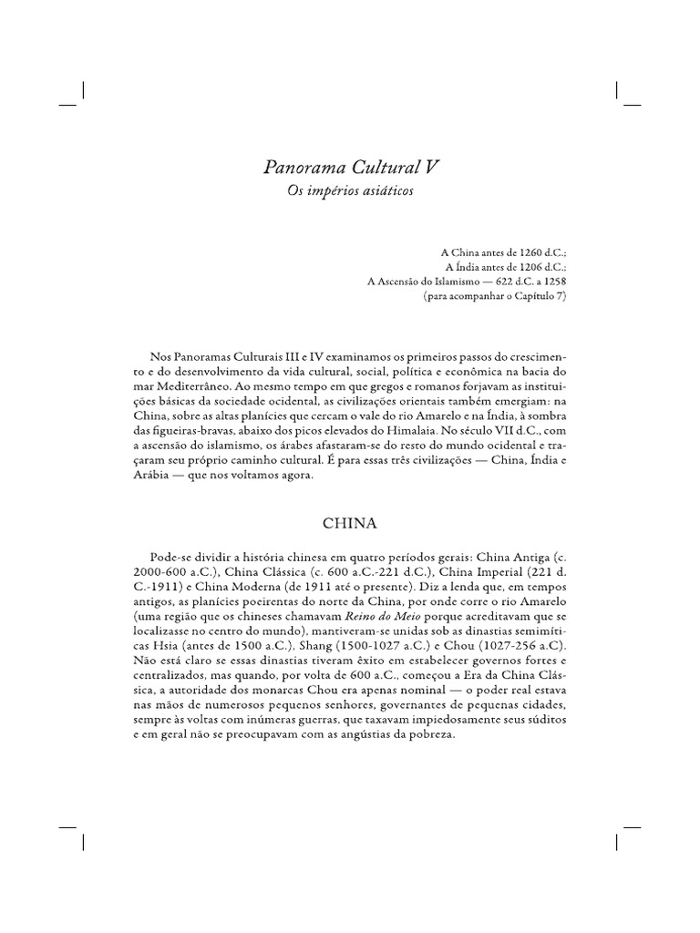 Aula 15 - Os Impérios Asiáticos e A Matemática Chinesa, Hindu e Árabe ...