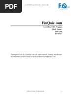 CFA Level 2 Cheat Sheet | PDF | Free Cash Flow | Valuation (Finance)