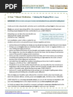 7-Column CBT Thought Record Template | PDF