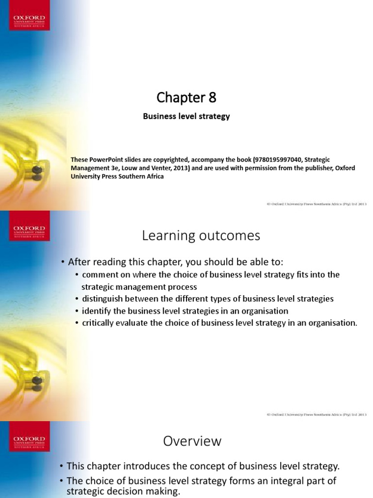 Strategic Management 3e - Chapter 8 | PDF | Strategic Management ...