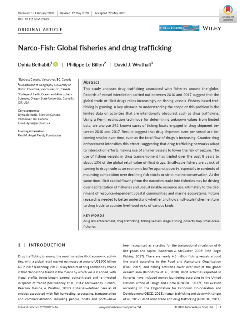 Narco-Fish: Global Fisheries and Drug Trafficking: Dyhia Belhabib ...