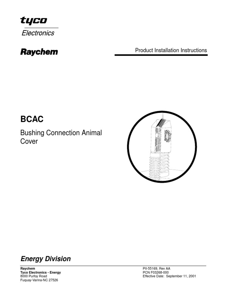 Tyco Product Installation Instructions | PDF | Equipment | Electromagnetism