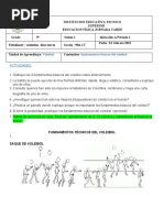 Fases y técnica del remate en voleibol | PDF | Vóleibol | Deportes