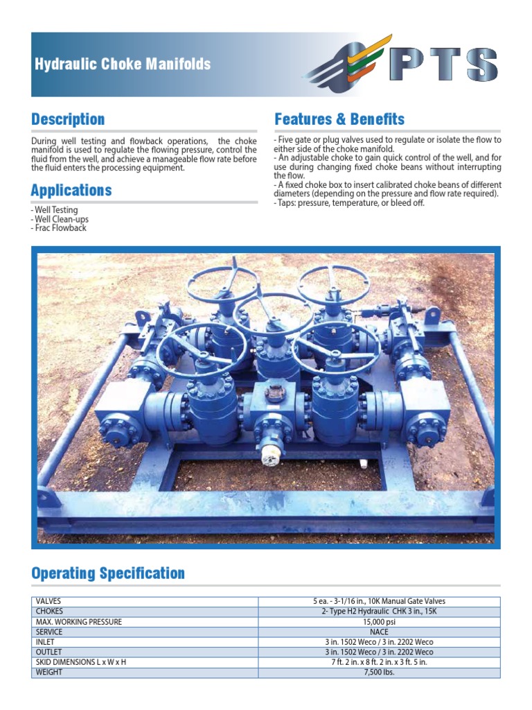 Description Features & Benefits: Hydraulic Choke Manifolds | PDF | Home ...