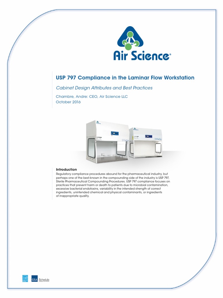 USP 797 Compliance Laminar Flow Workstation Whitepaper | Download Free ...