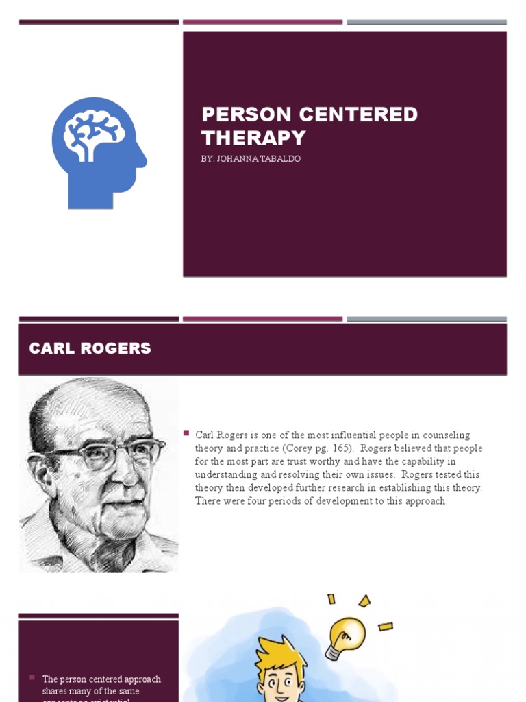 Person Centered Slide Show | PDF | Psychotherapy | Human Nature