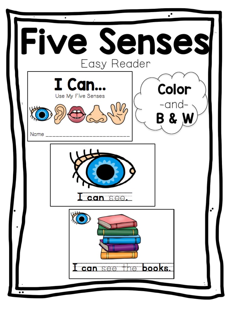 Five Senses Easy Reader | PDF