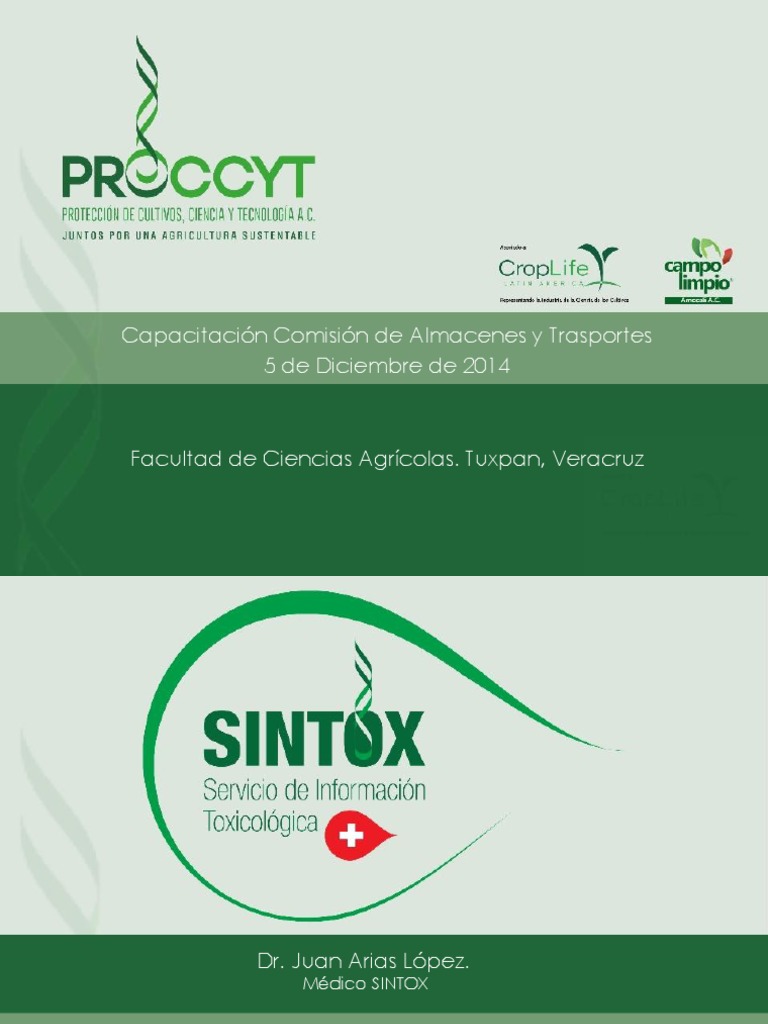 Sintox Primeros Auxilios Dic 2014 Dr. Jal | PDF | Primeros auxilios ...