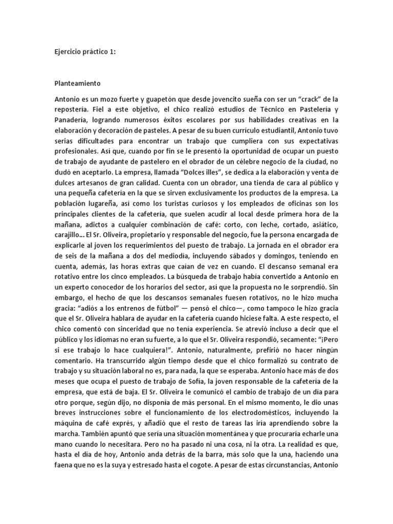 Caso Practico N°1 | PDF