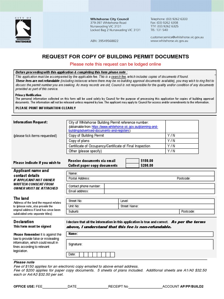 Request For Copy of Building Approval Documents | PDF | Paper | Justice