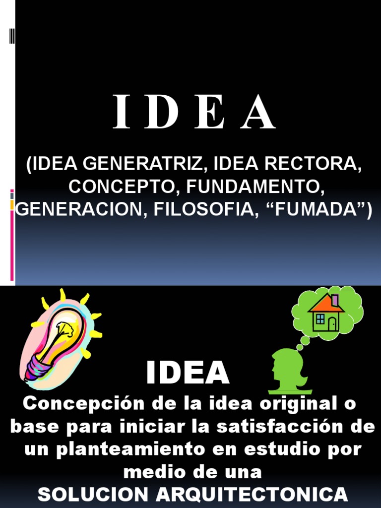 Idea Generatriz | PDF | Analogía | Diseño