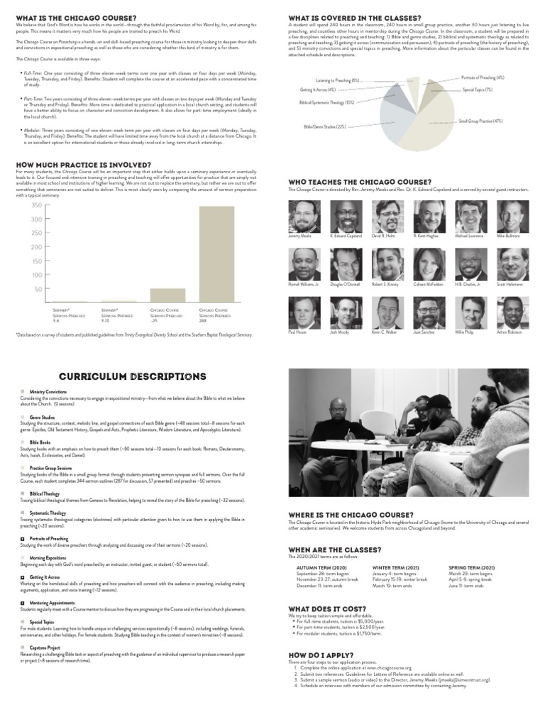 CCP Course Overview 2020 2021 | PDF | Sermon | Bible
