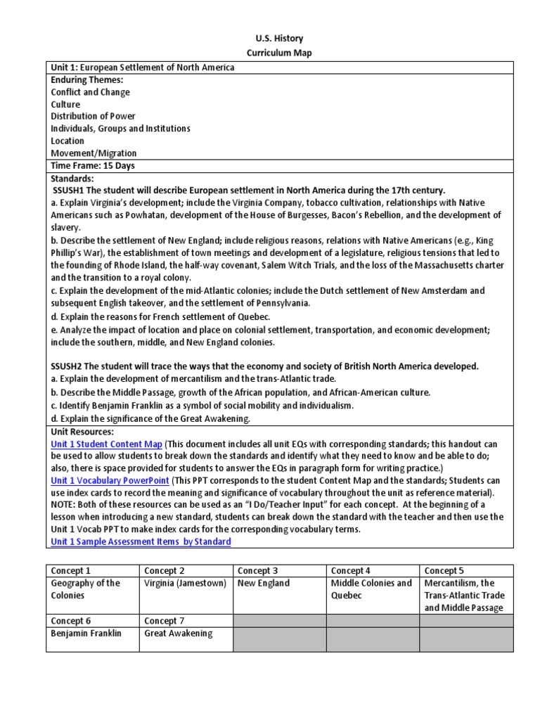 Great Awakening Unit Lesson Plans | PDF | New England | Puritans