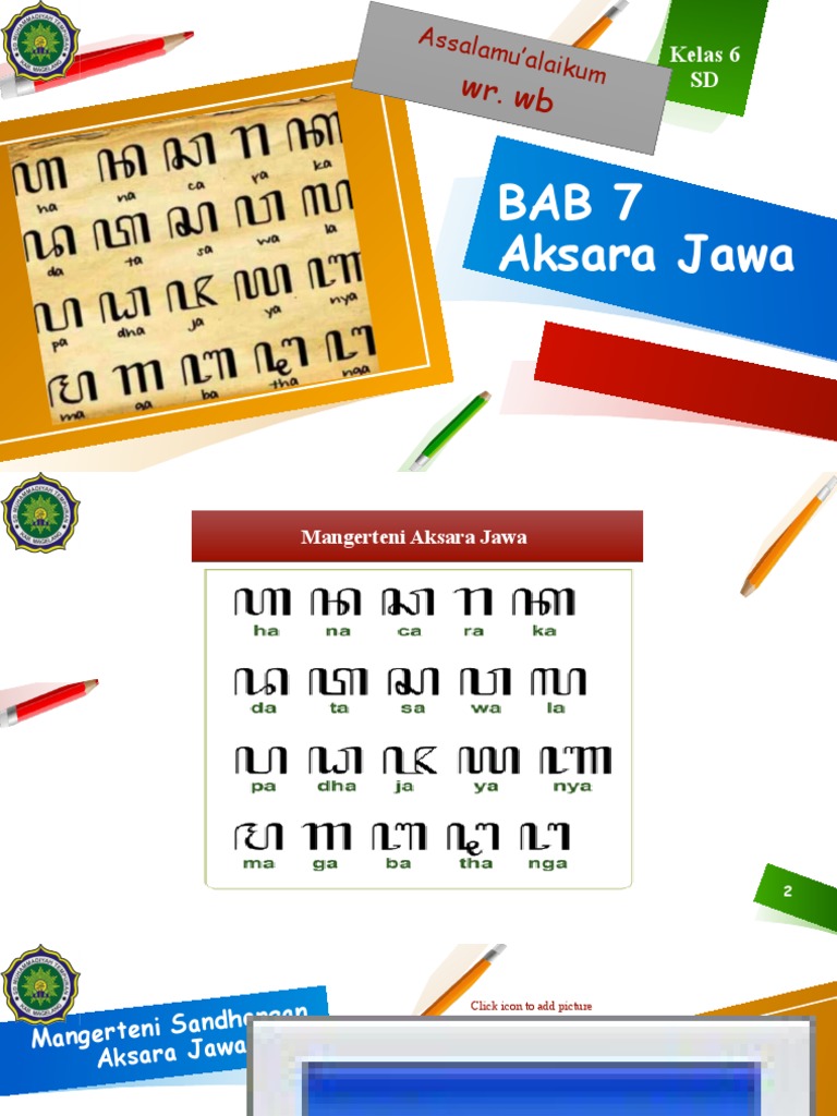 Bab 7 Aksara Jawa TGL 1 Feb 21 | PDF