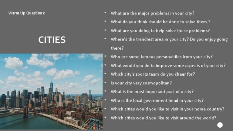 Talking About Cities | PDF