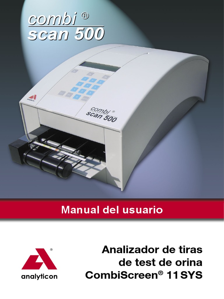 MANUAL Combi-Scan 500 | PDF | Teclado | Color