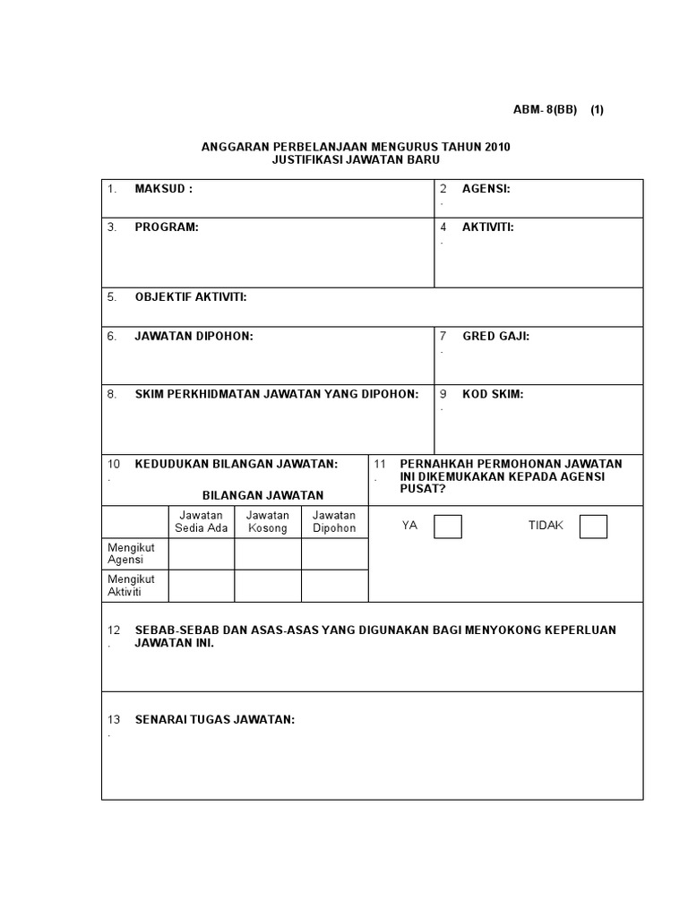 Template Abm - 8 | PDF