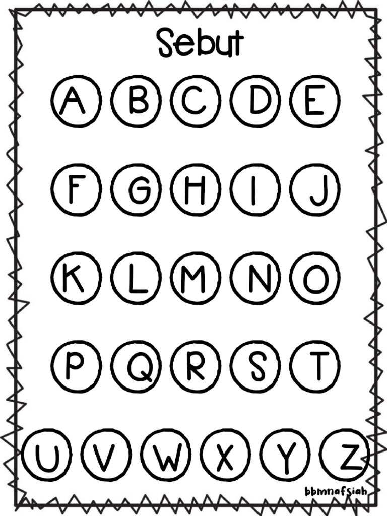 Abc Huruf Besar Kecil Latihan | PDF