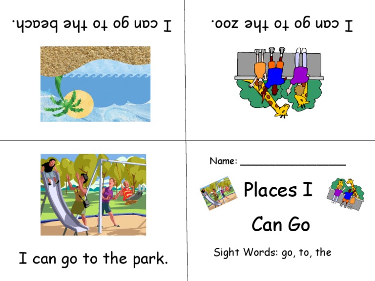 Sight Words Books - Go, To, The | PDF | Language Arts & Discipline