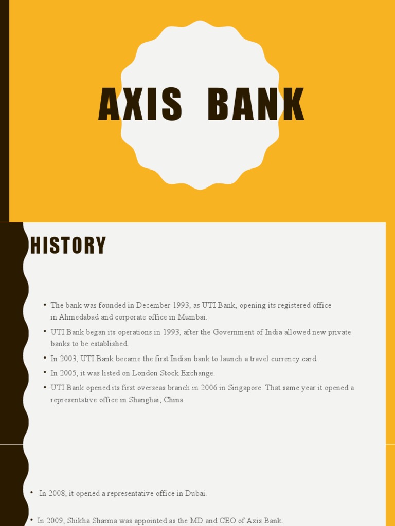 Axis Bank | PDF | Economies | Financial Services