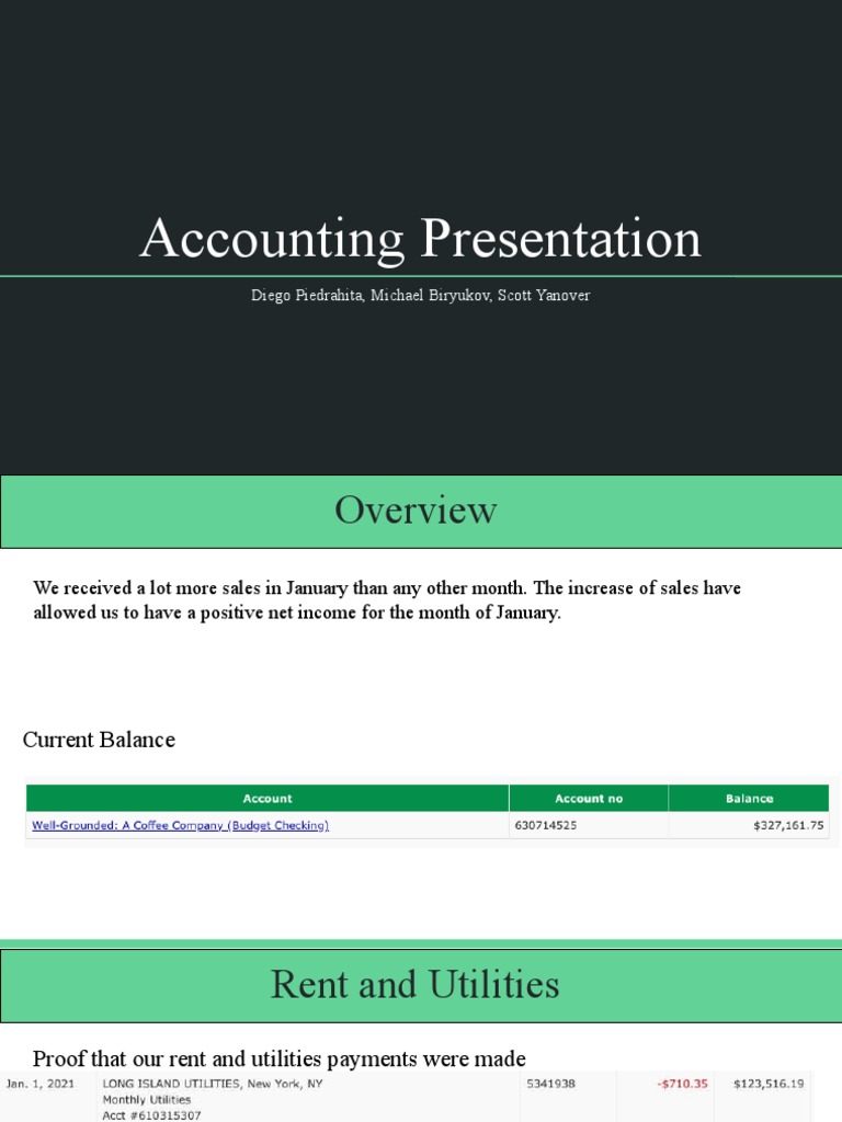 January Accounting Overview and Ratios | PDF | Cash Flow Statement ...