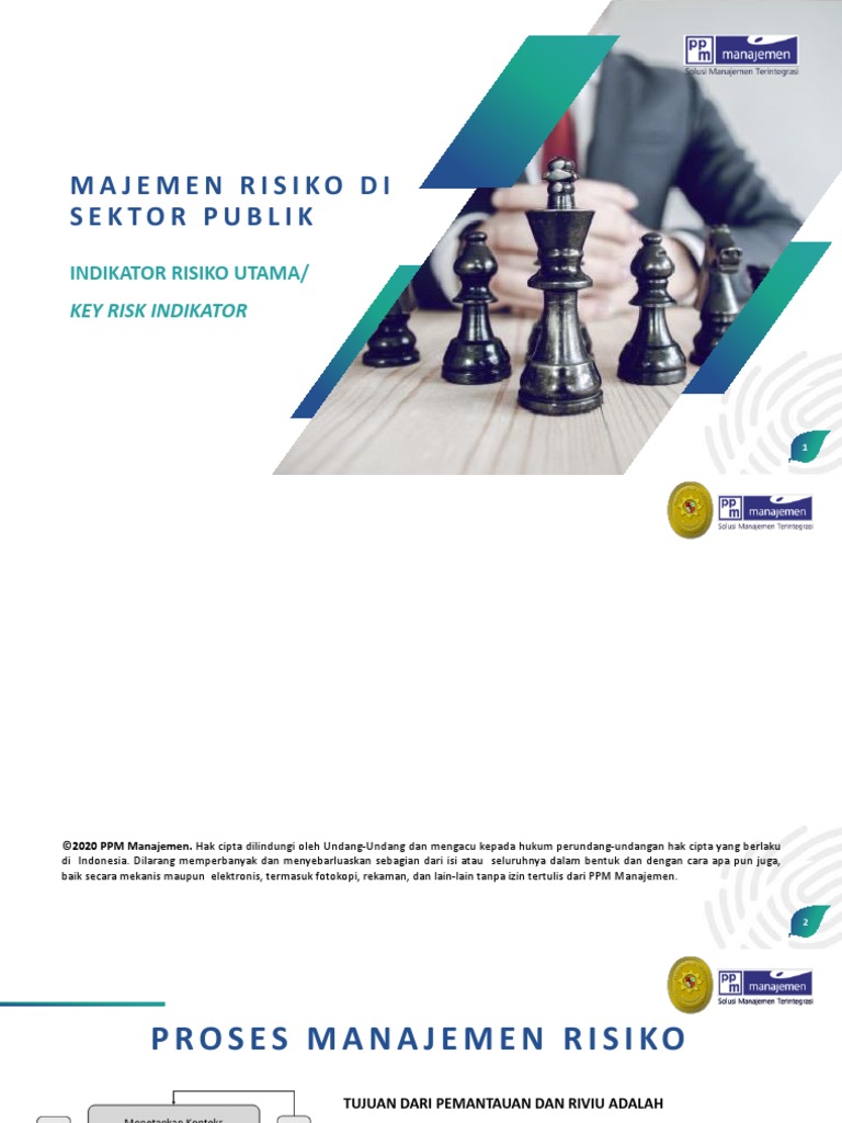 Sesi 5b - Indikator Risiko Utama (IRU) | PDF