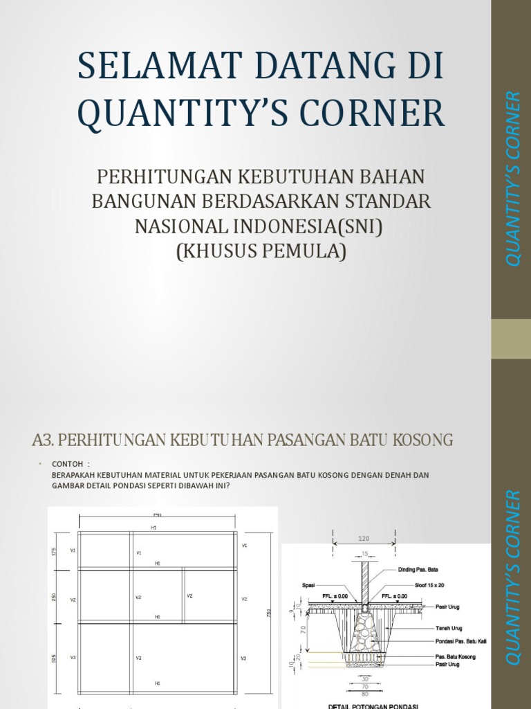 A3. Pasangan Batu Kosong | PDF