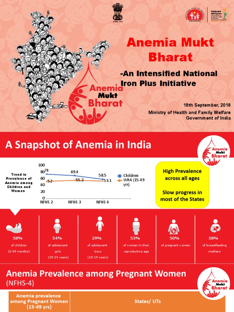 Anemia Mukt Bharat: 6x6x6 Strategy Overview | PDF | Medical Specialties ...