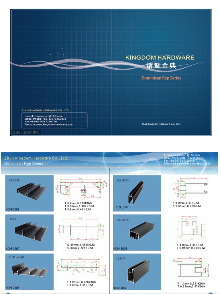 Aluminium Profile | PDF | Manufactured Goods | Computing