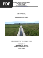 Proposal Normalisasi Sungai Komba | PDF