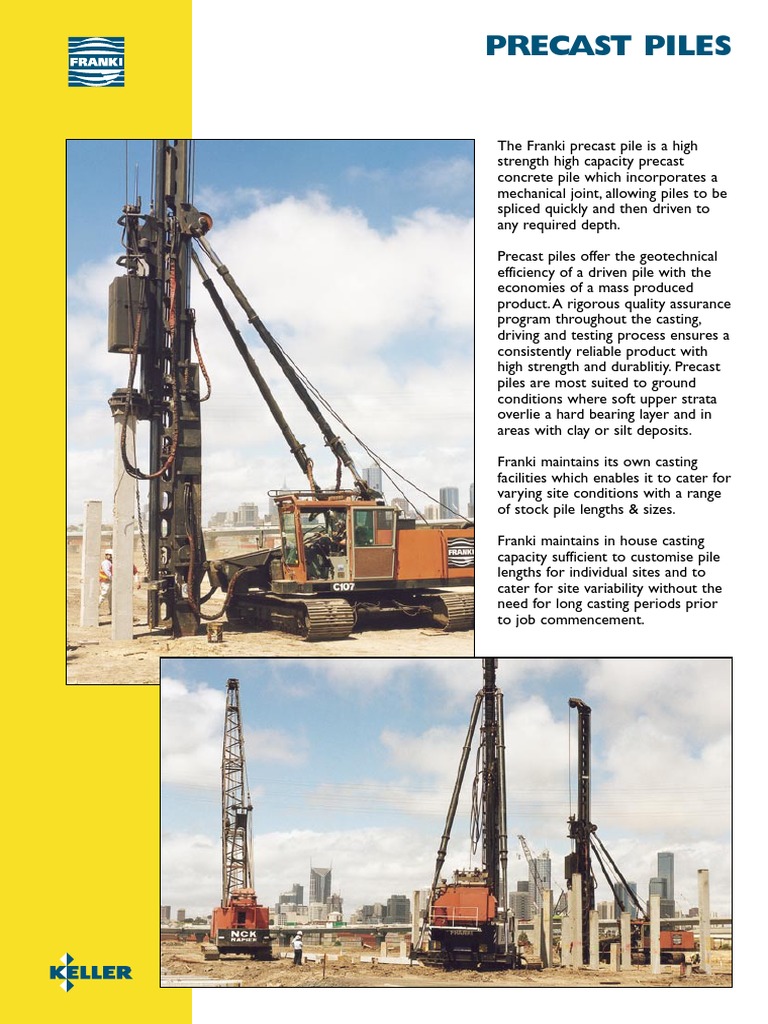Precast Piles | PDF | Deep Foundation | Geotechnical Engineering