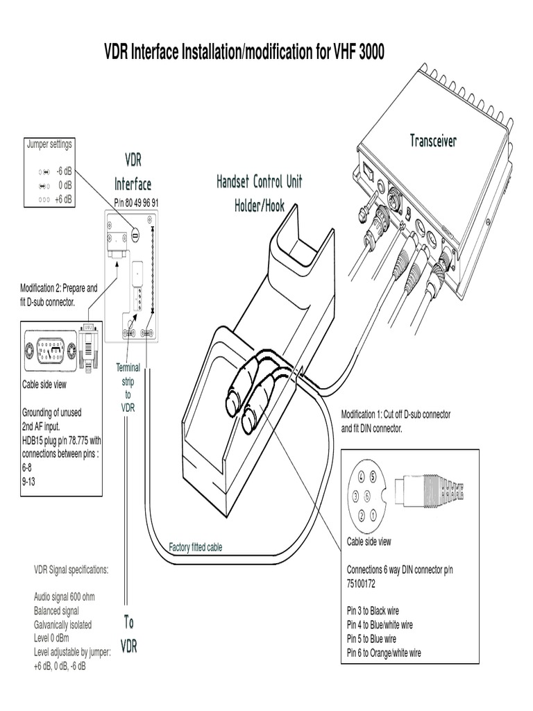 VDR Signal & Interface Guide | PDF