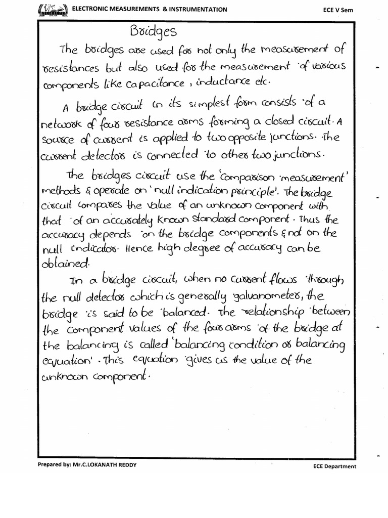 Emi All Units Notes Bridges Pdf