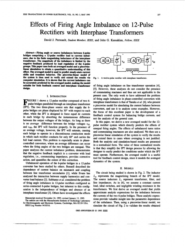 Power Electronics Imbalance Analysis | PDF | Electrical Network ...