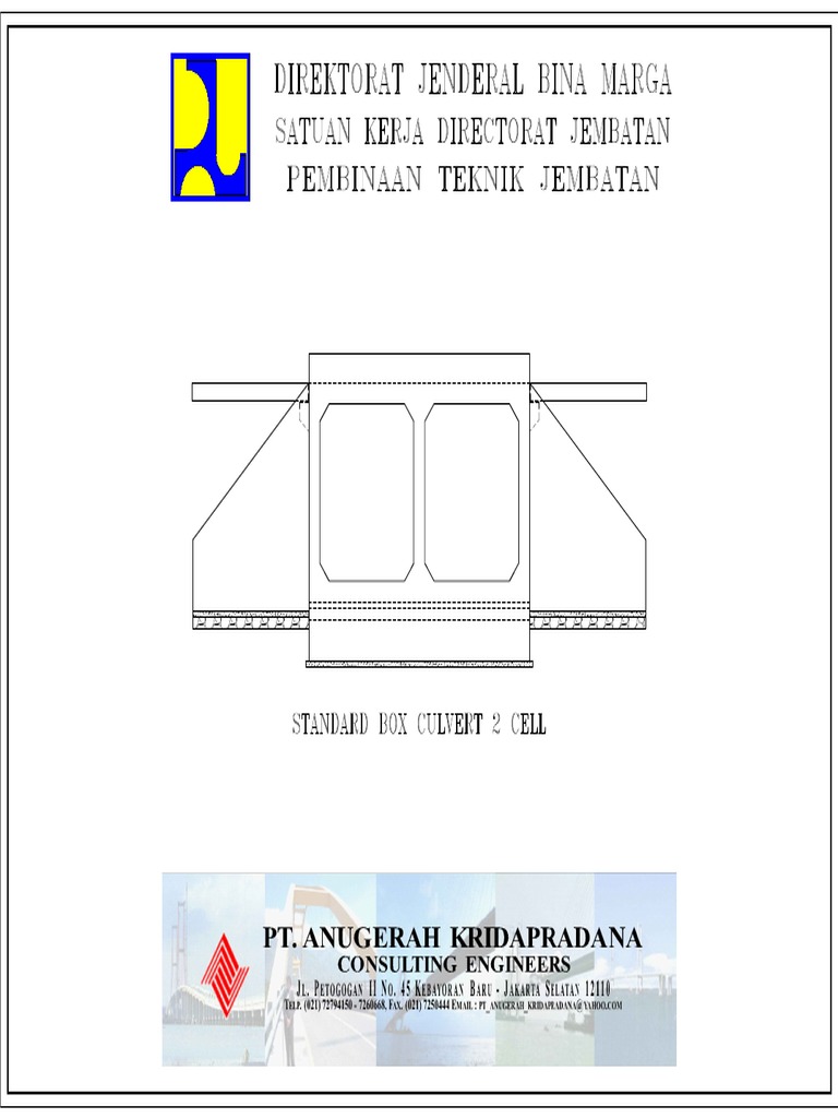 Buku Standard Box Culvert Tipe Double | PDF