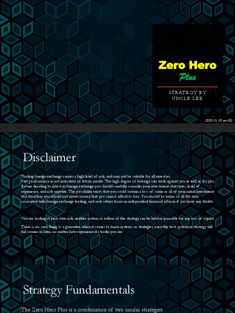Zero Hero Plus Trading Strategy Guide | PDF | Finance & Money ...