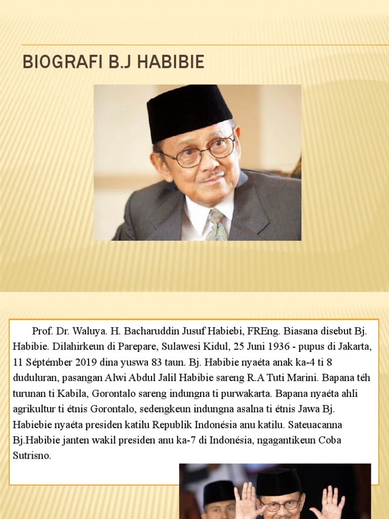 Biografi B Sunda BJ Habibi | PDF