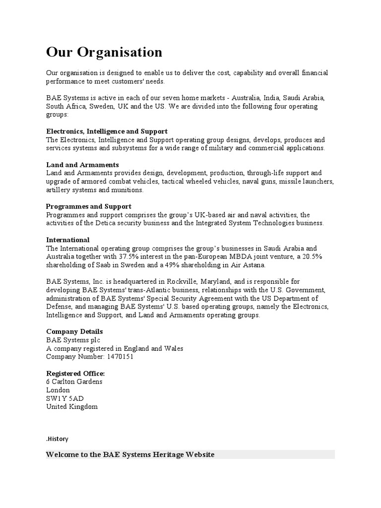 BAE Systems | PDF