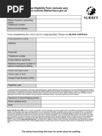 Surrey Leisure Access Program Form | PDF