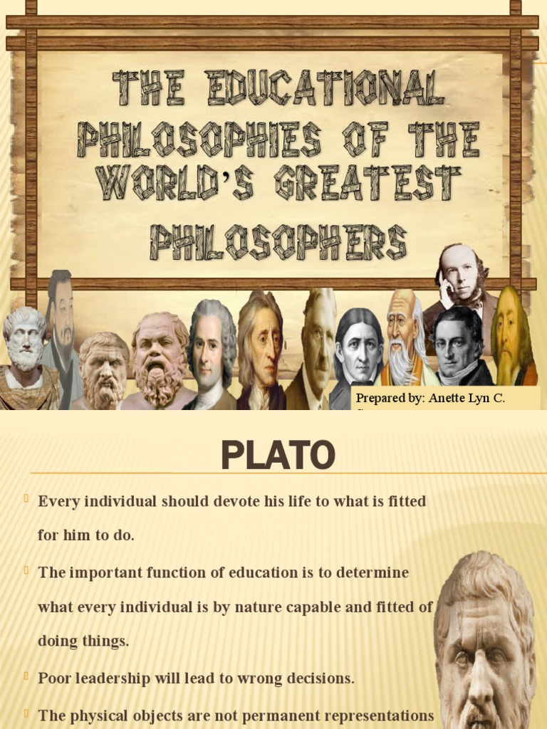 The Educational Philosophies of World's Greatest Philosophers | PDF ...