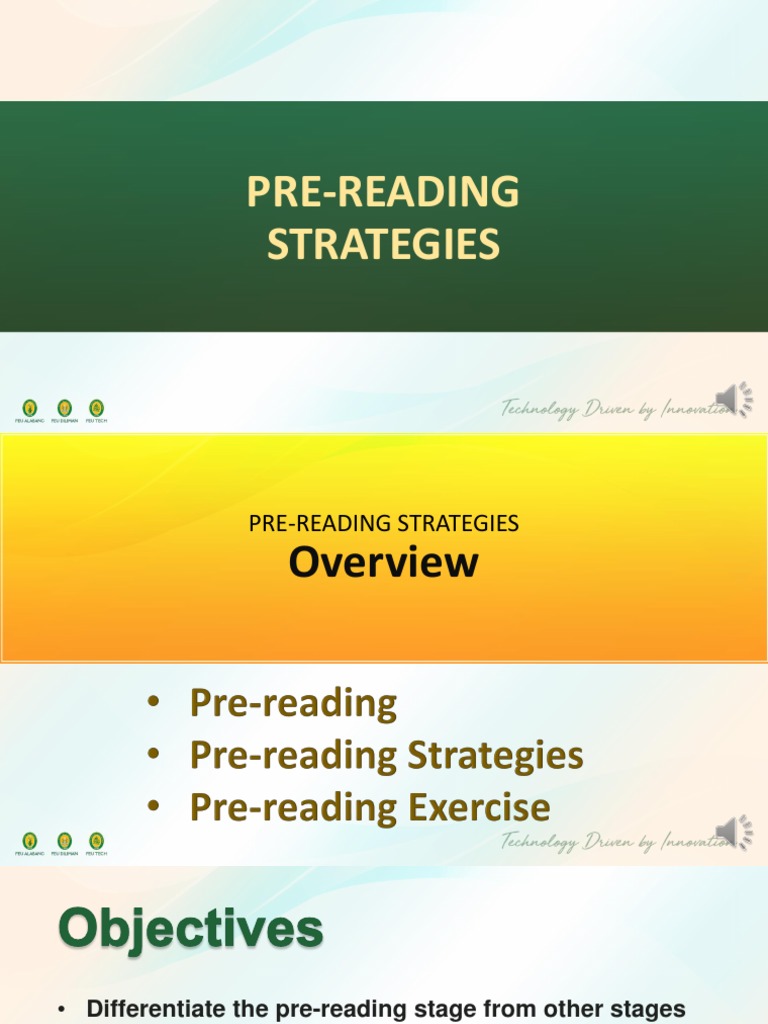 Effective Pre-Reading Strategies | PDF | Artificial Intelligence ...