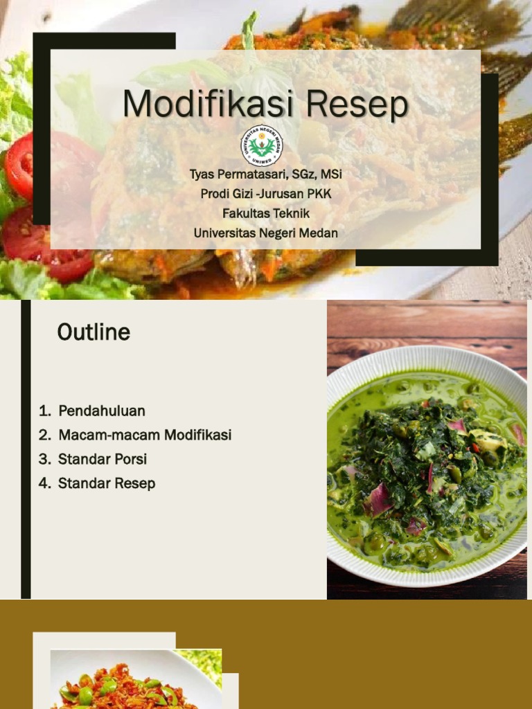 Modifikasi Resep | PDF