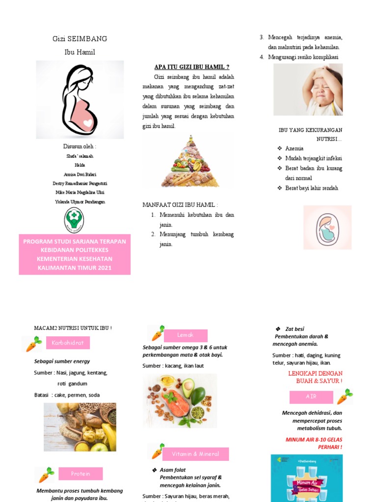 Leaflet Gizi | PDF