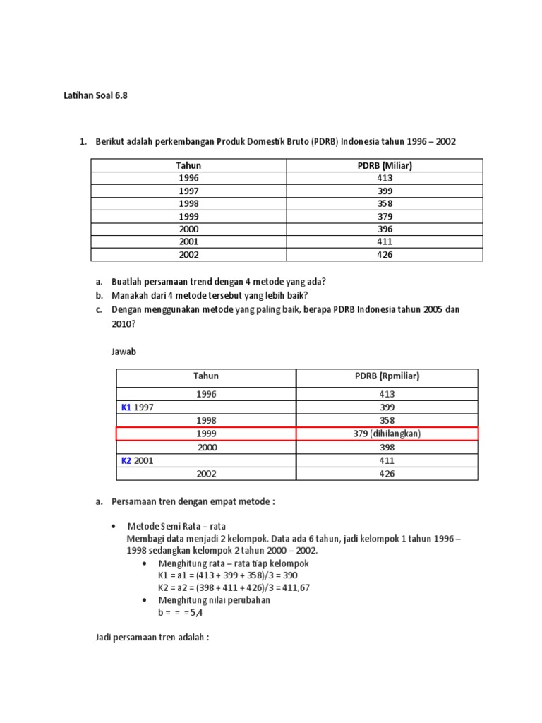 Analisis Tren PDRB dan Mobil Indonesia | PDF