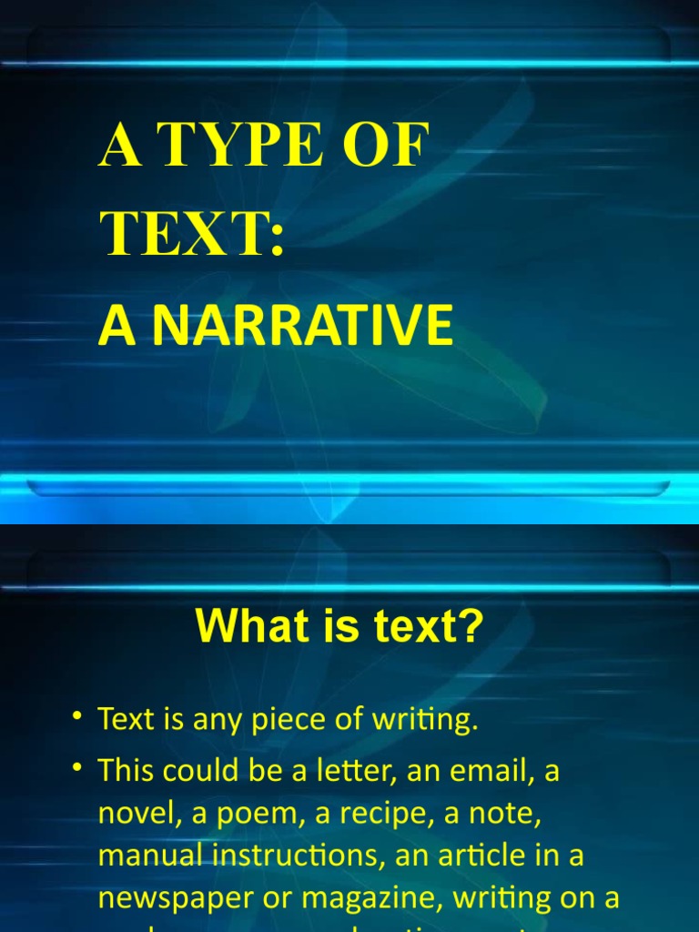 A Type of Text: A Narrative | PDF | Snow White | Narrative