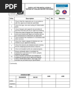 Piping Field Inspection Checklist | PDF | Pipe (Fluid Conveyance ...