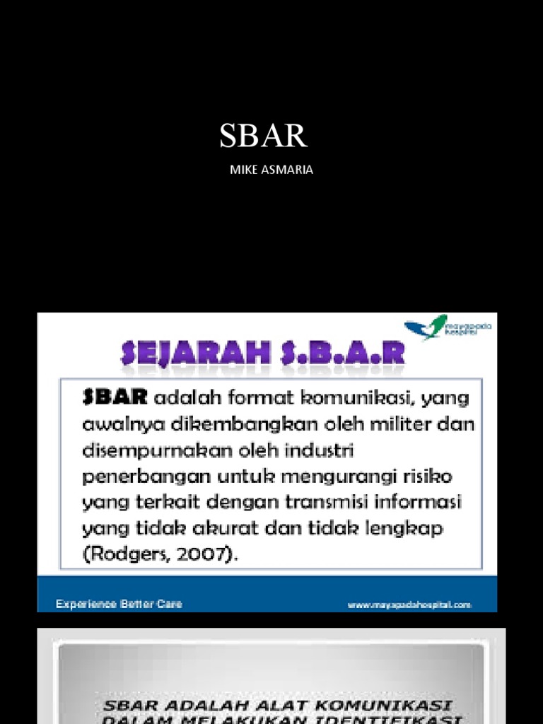 SBAR | PDF